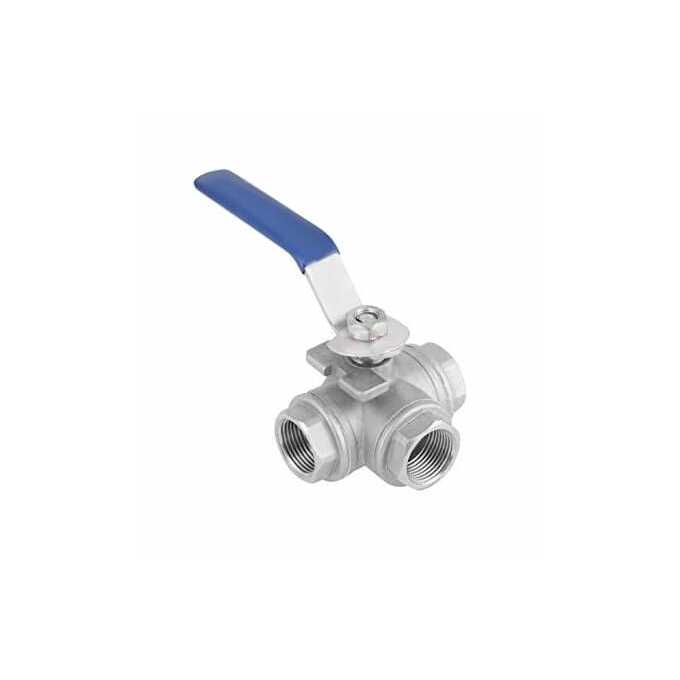 Zawór kulowy 1" T ze stali nierdzewnej FMZK6 - martechpneumatyka.pl