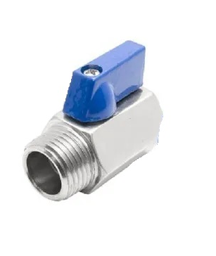 Zawór kulowy 1/2" WZ mini stal nierdzewna - martechpneumatyka.pl